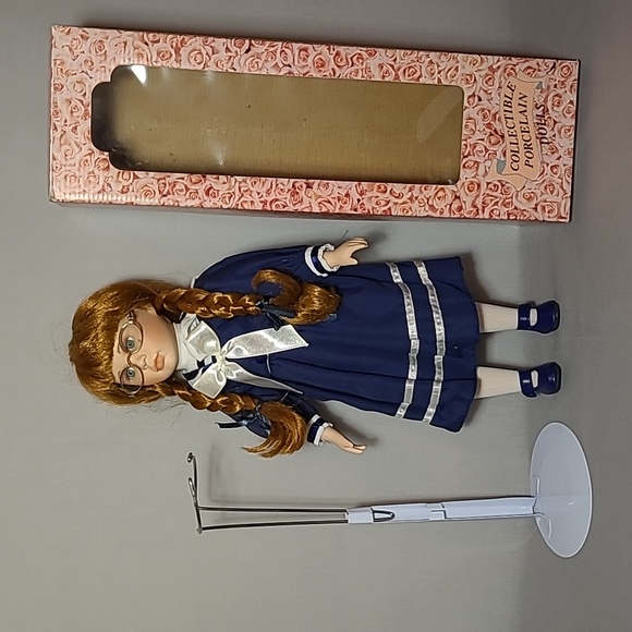 Collectible Porcelain Dolls | Toys | Pigtail Red Hair Collectible ...